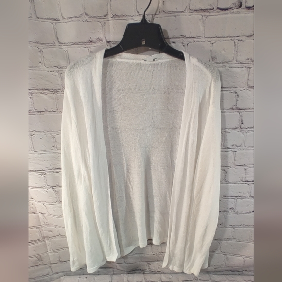 J Jill Sweaters J Jill Plus Size Linen Lightweight Linen Blend Open Cardigan 3x Poshmark